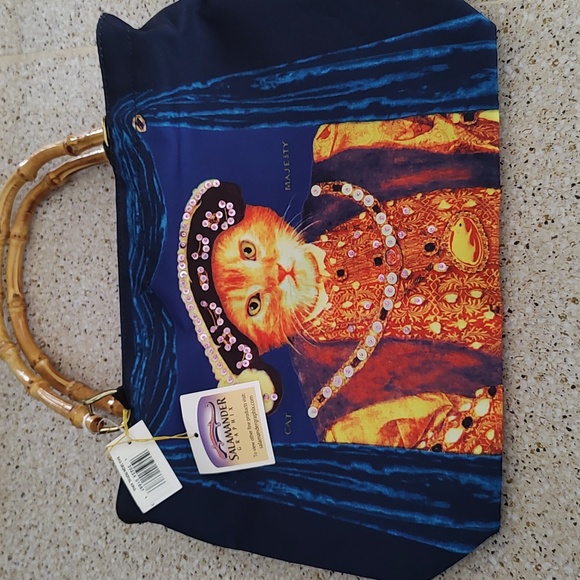 Salamander | Bags | Nwt Majestic Cat Handbag | Poshmark